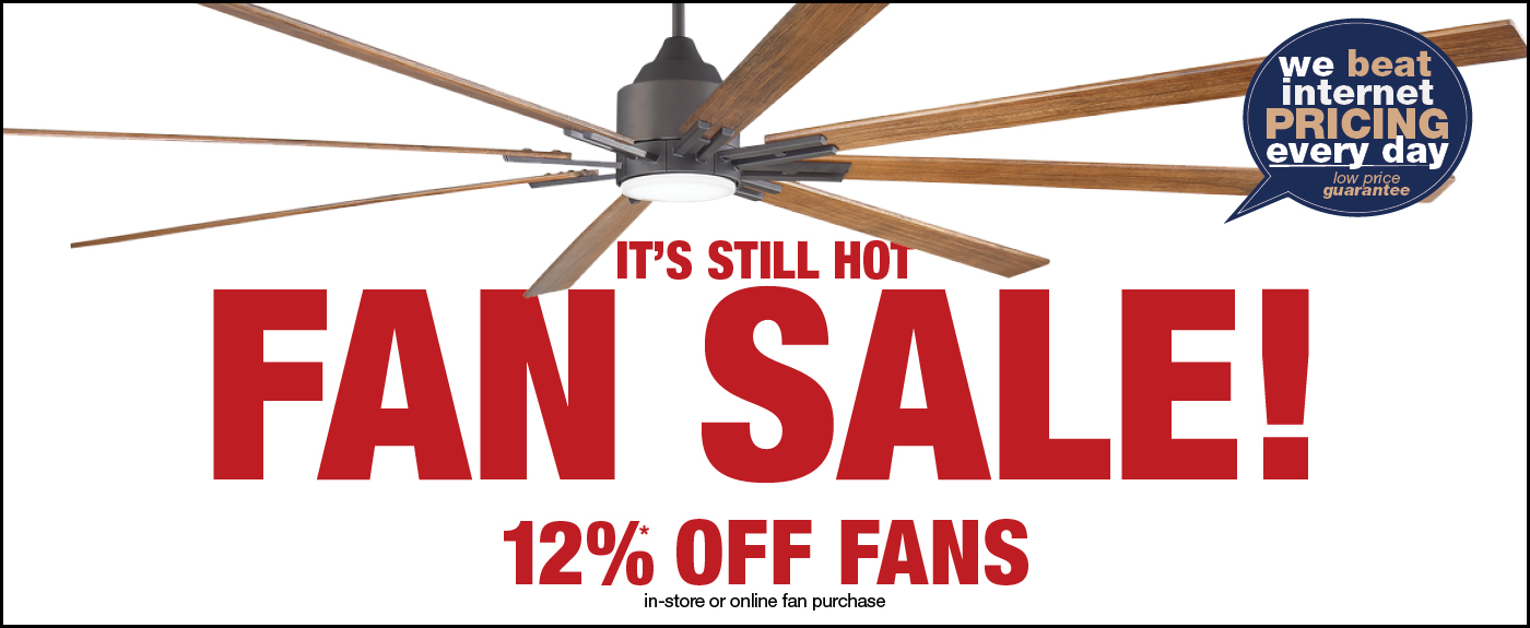 Ceiling Fan Sale | Turney Lighting and Electric